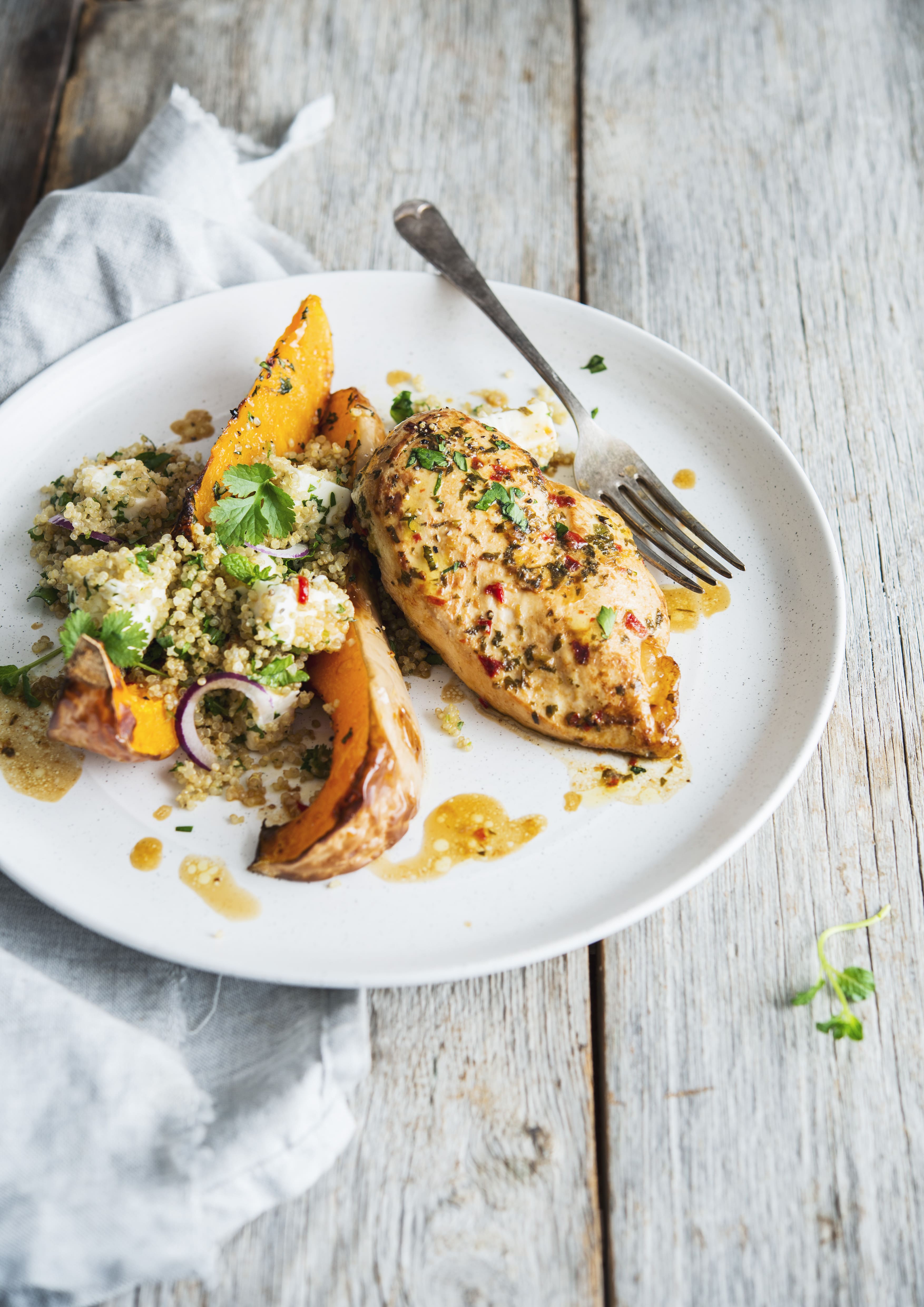 Filets de poulet au quinoa gourmand - Novoviande