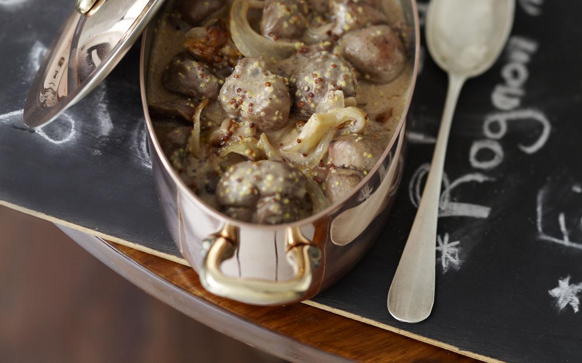 Rognons de veau, sauce moutarde à l’ancienne - Novoviande