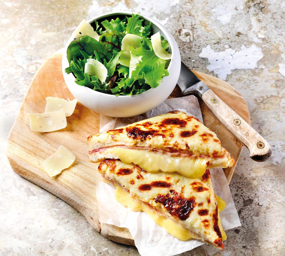 CROQUE MONSIEUR AU FOUR À LA CRÈME DE FROMAGE - Novoviande